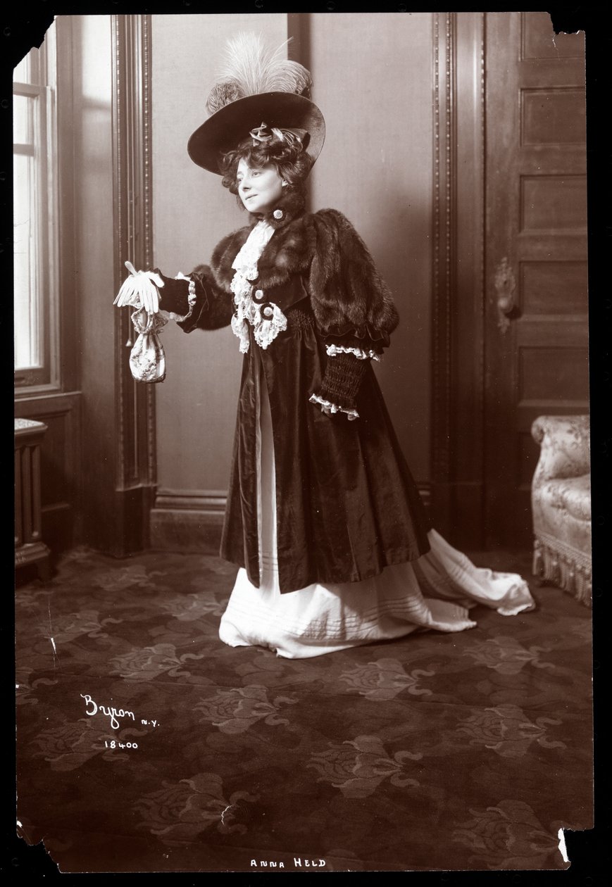 Anna Held, 1904 von Byron Company: hochwertiger Kunstdruck