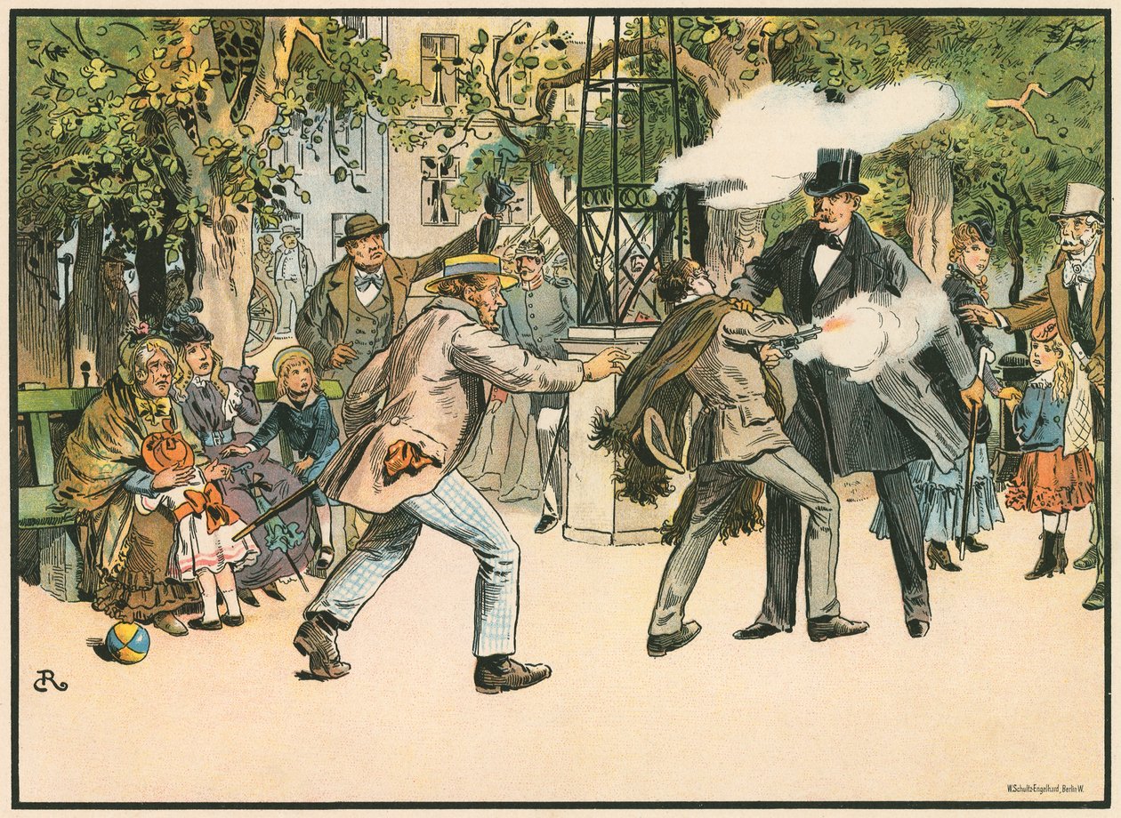 Leben von Otto von Bismarck von Carl Rohling: Kunstdruck