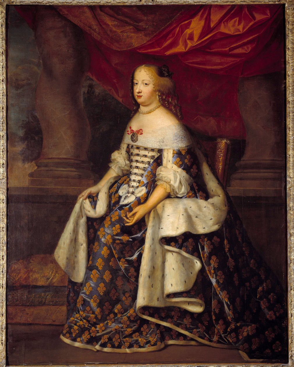 Porträt von Marie Therese von Österreich (1638-1683), Königin von Frankreich