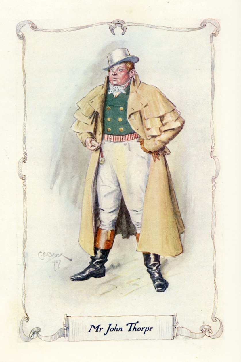 Mr. John Thorpe (Illustration) von Charles Edmund Brock