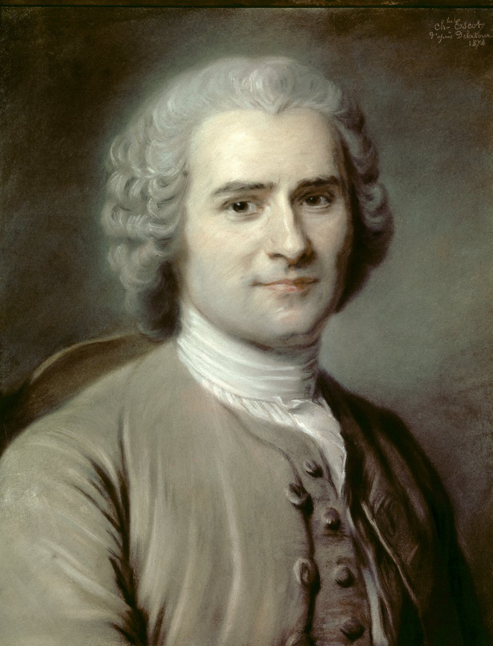 Porträt von Jean-Jacques Rousseau (1712-1778), Schweizer Philosoph