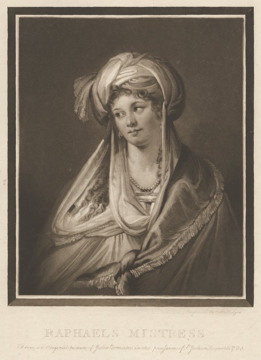 Raphaels Geliebte von Charles Howard Hodges: Kunstdruck