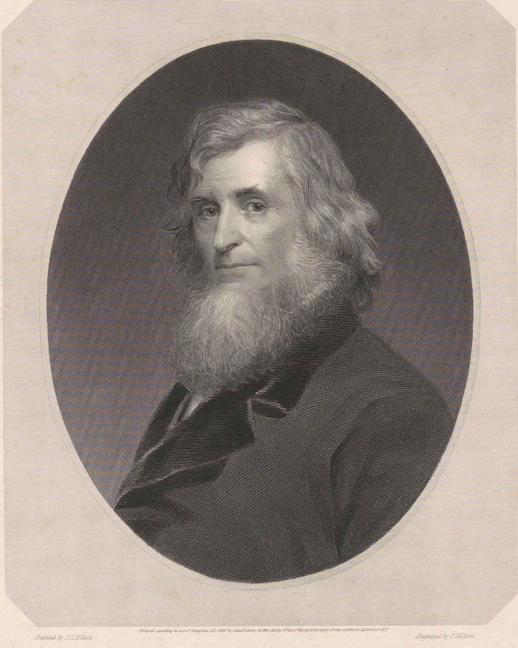 Asher Brown Durand von Charles Loring Elliott: Kunstdruck