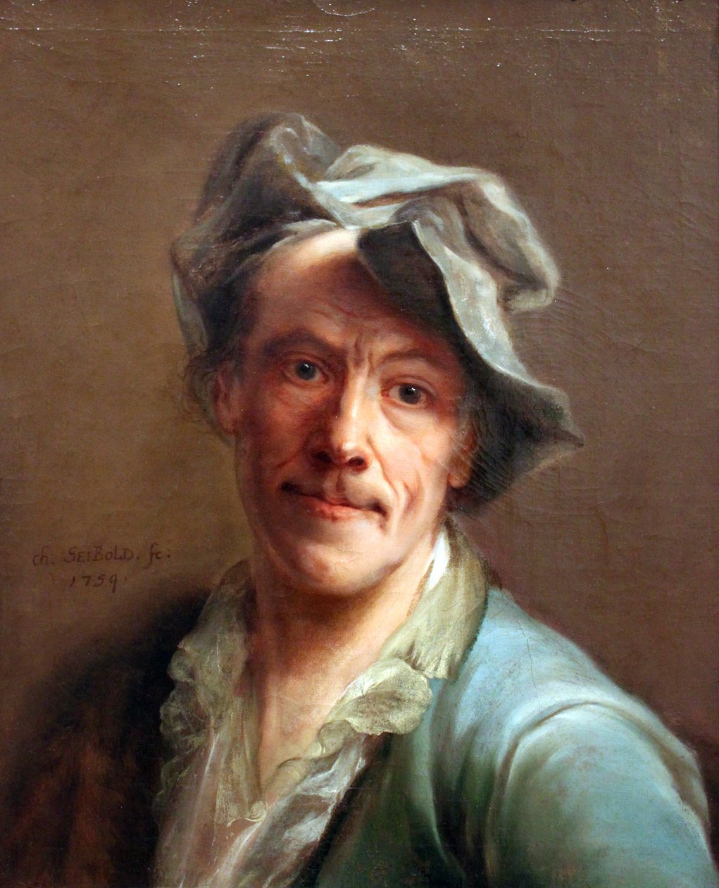 Selbstporträt von Christian Seybold: Kunstdruck kaufen