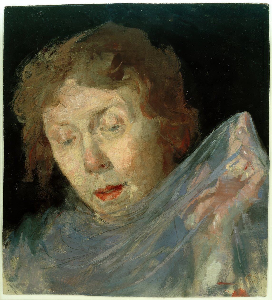 Selbstbildnis von Clara Siewert: hochwertiger Kunstdruck