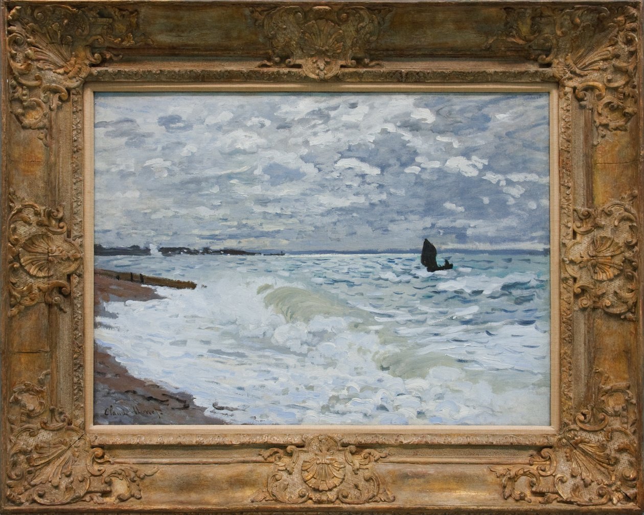 Das Meer bei Le Havre von Claude Monet: Kunstdruck kaufen