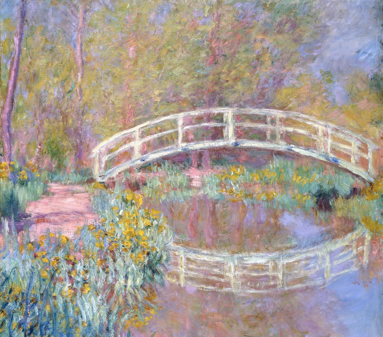 Monet Bridge Blåregn