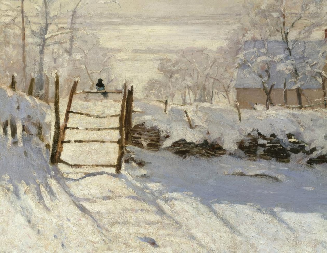 Die Elster von Claude Monet: hochwertiger Kunstdruck