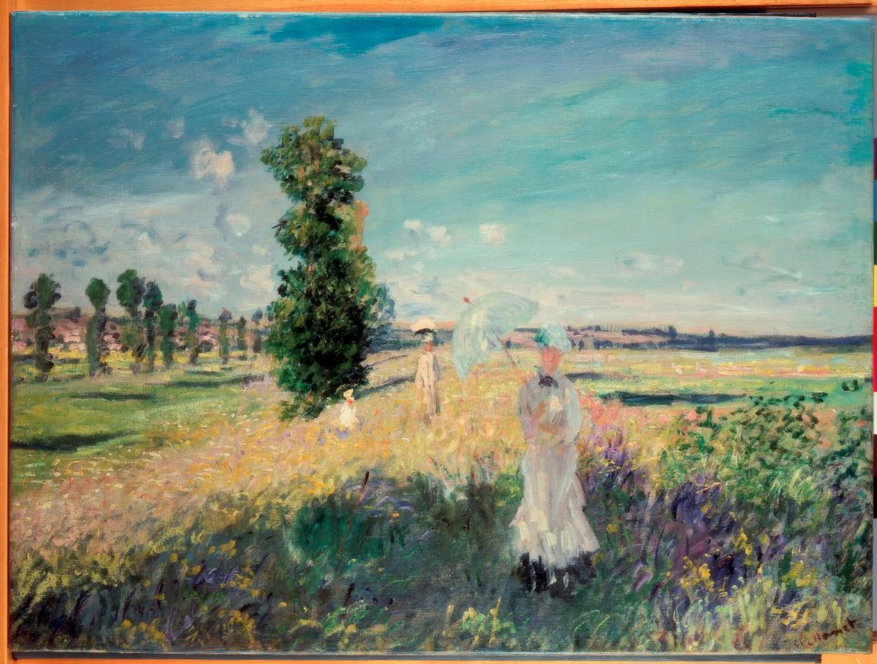 Der Spaziergang von Claude Monet: hochwertiger Kunstdruck