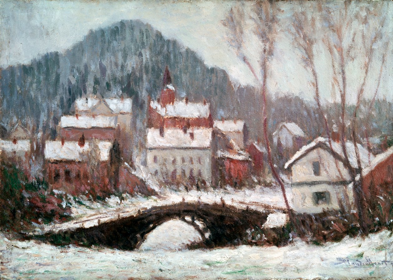 Winterlandschaft, 1895 von Claude Monet: Kunstdruck kaufen