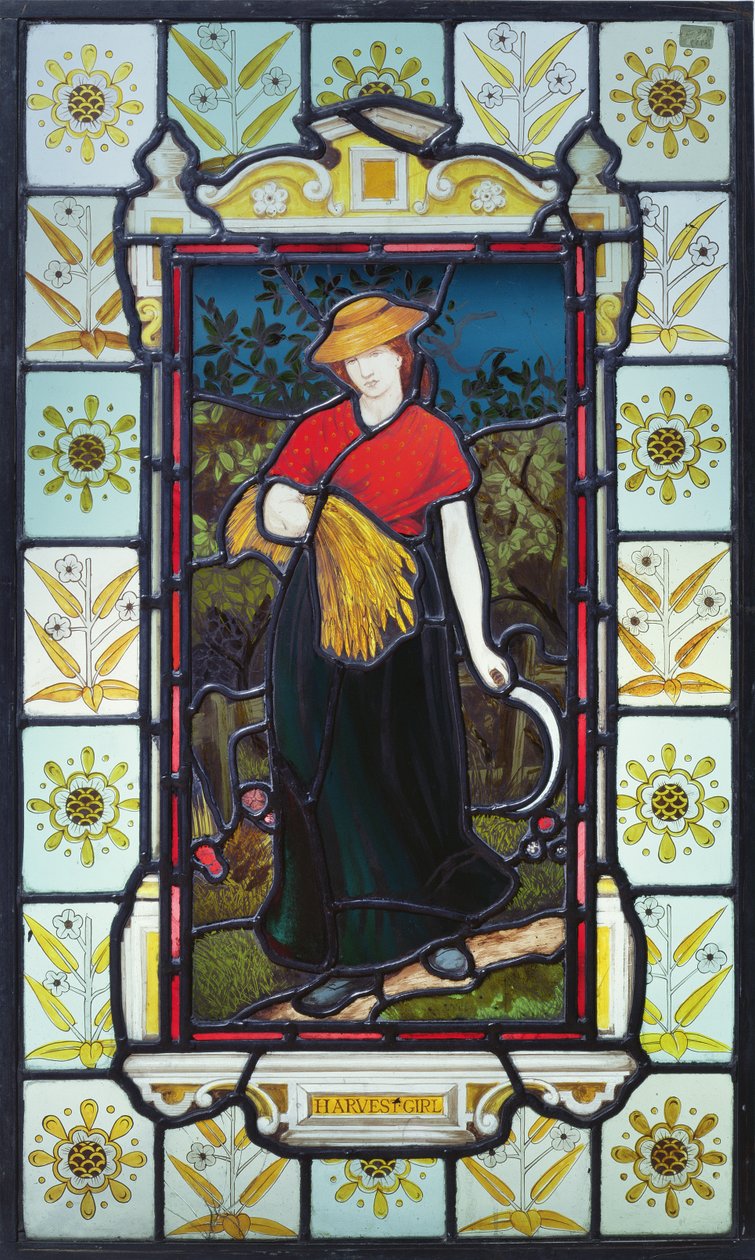 Erntemädchen, ca. 1875 von Daniel Cottier: Kunstdruck