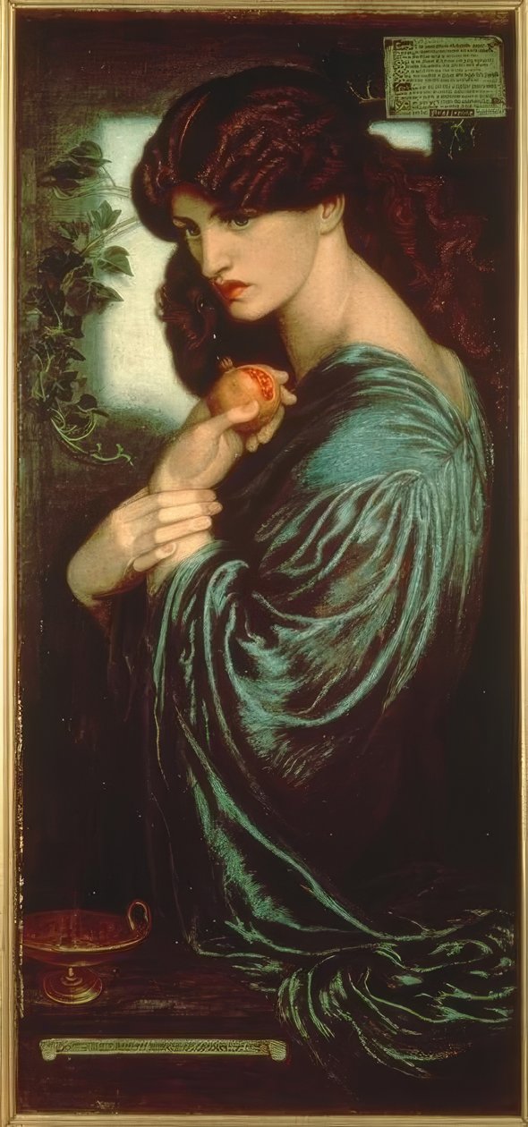 Proserpina von Dante Gabriel Charles Rossetti: Kunstdruck