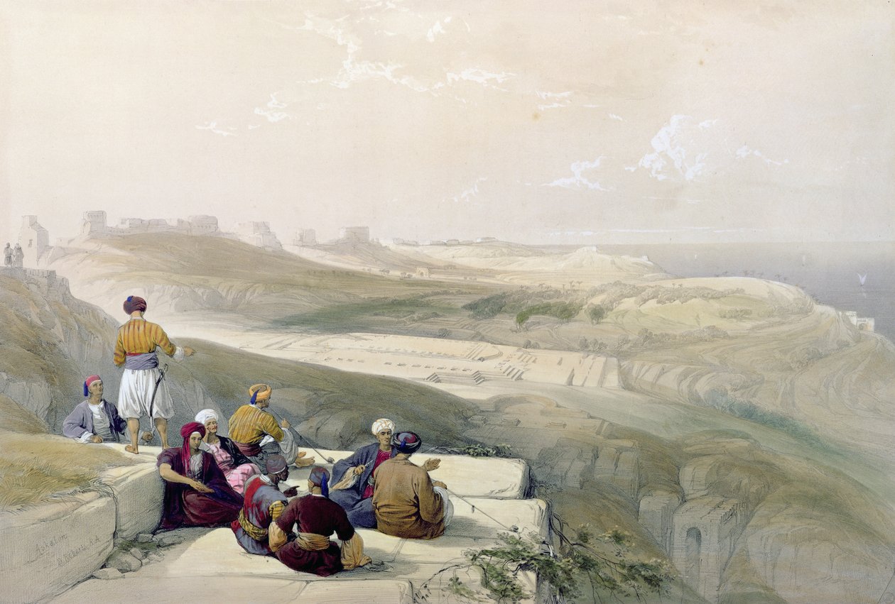 Askalon, Platte 57 aus Band II von 'Das Heilige Land', graviert von ...
