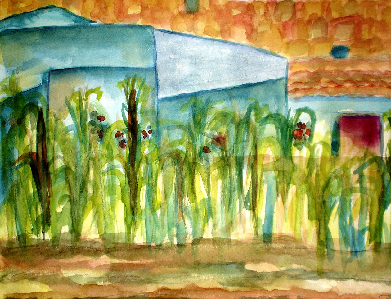 Mais von Deborah Eve Alastra: Kunstdruck in Museumsqualität