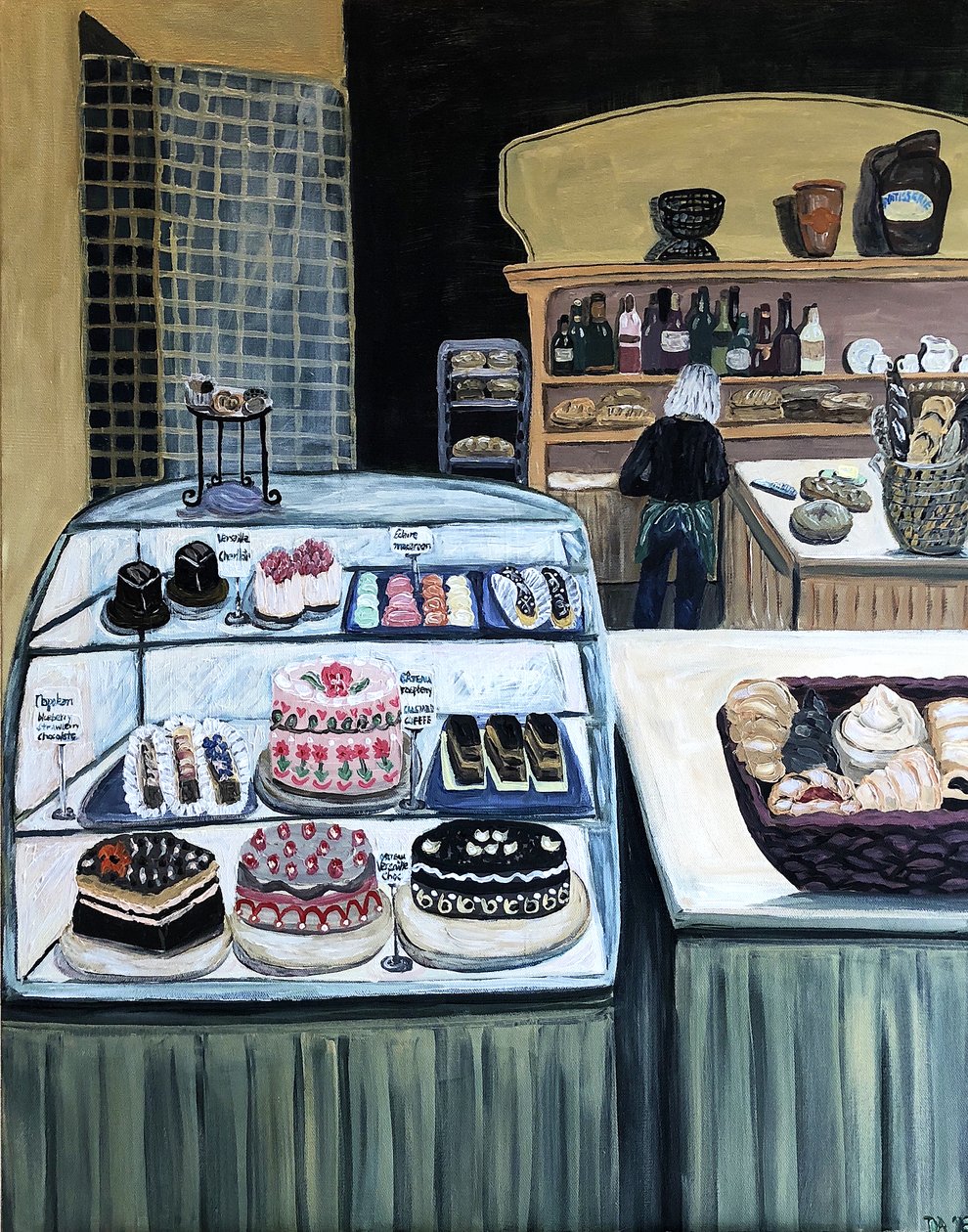 Patisserie von Deborah Eve Alastra: hochwertiger Kunstdruck