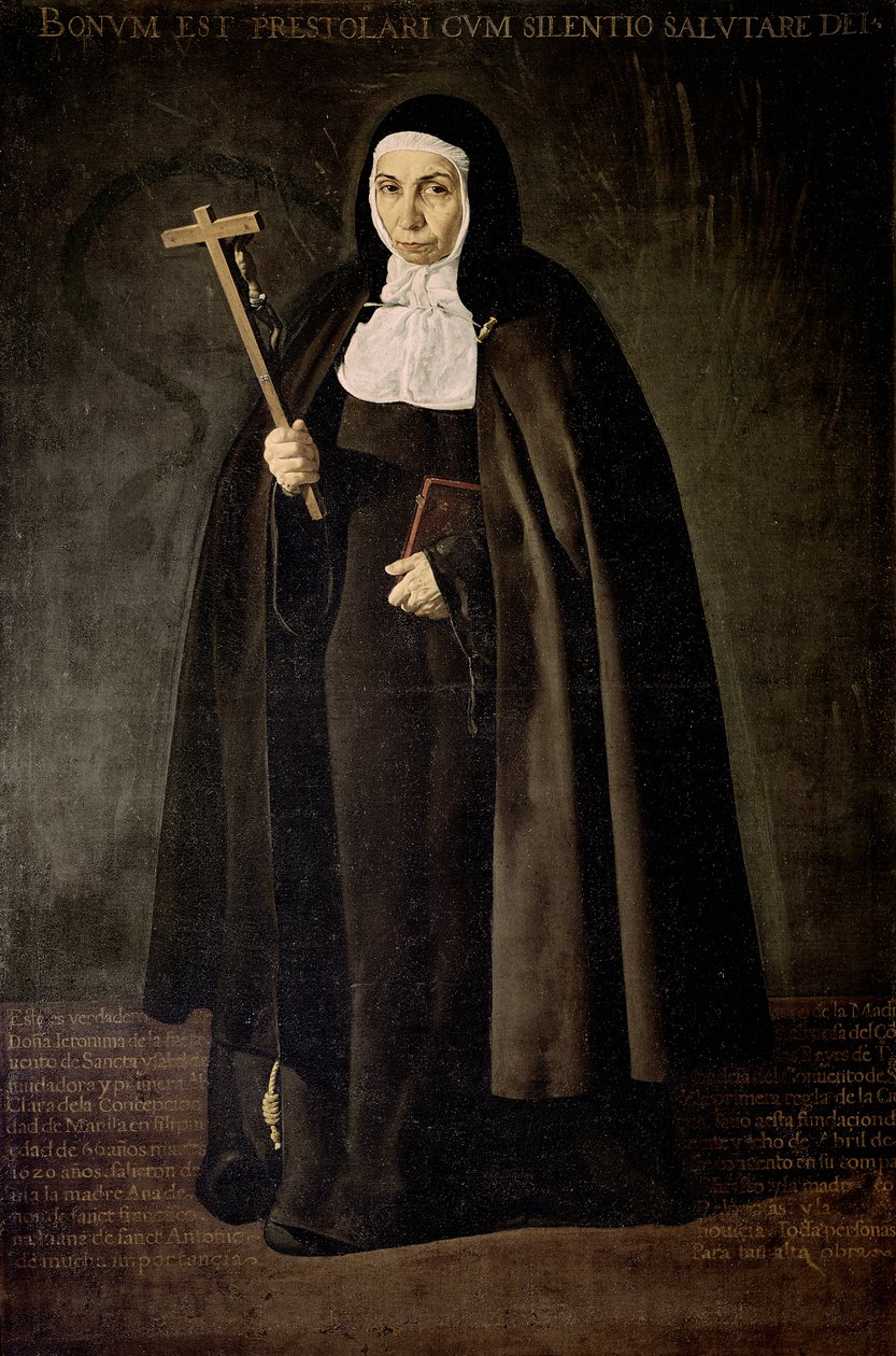 Porträt von Mutter Jeronima de la Fuente