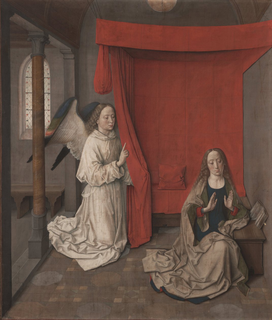 Die Verkündigung, ca. 1455 von Dirk Bouts: Kunstdruck