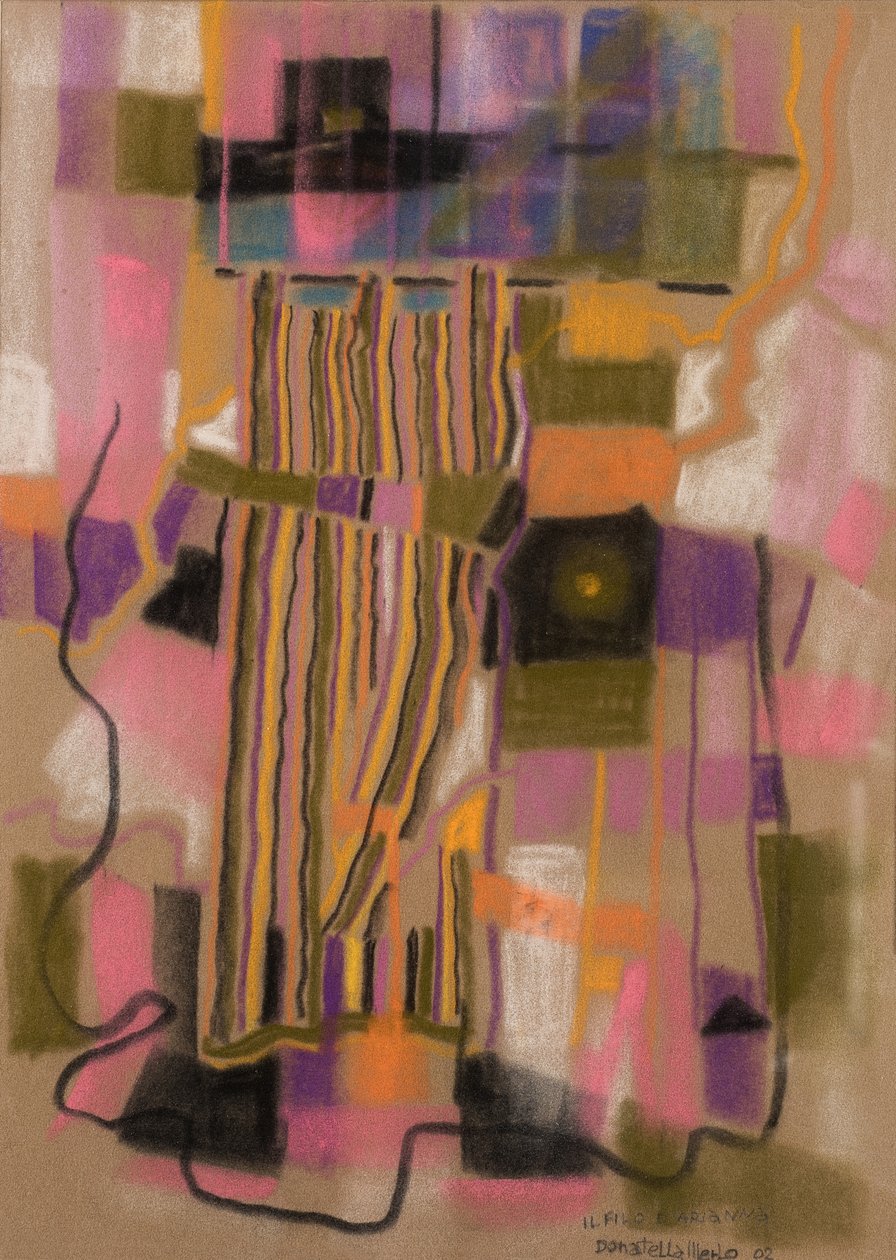 Ariadnefaden von Donatella Merlo: hochwertiger Kunstdruck