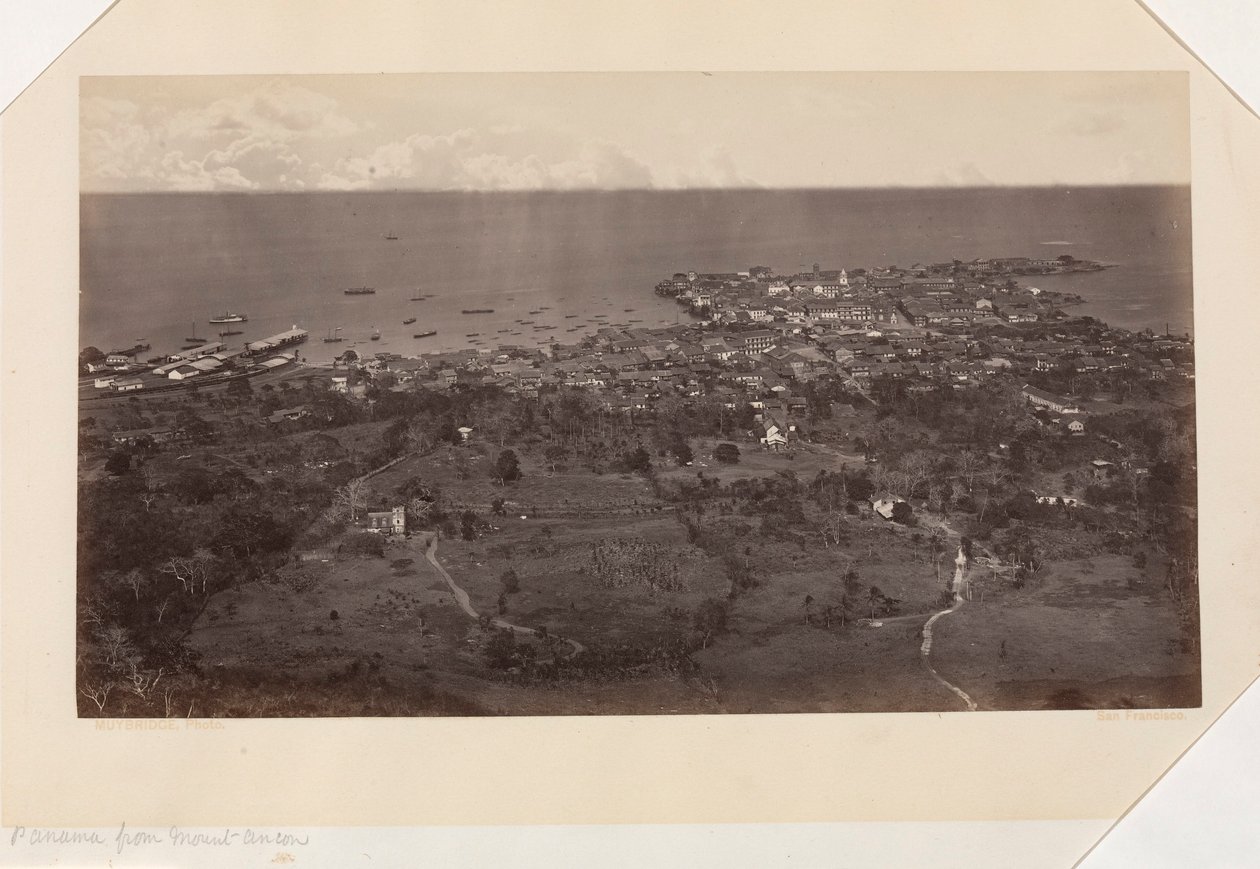 Panama vom Mount Ancon von Eadweard Muybridge: Kunstdruck