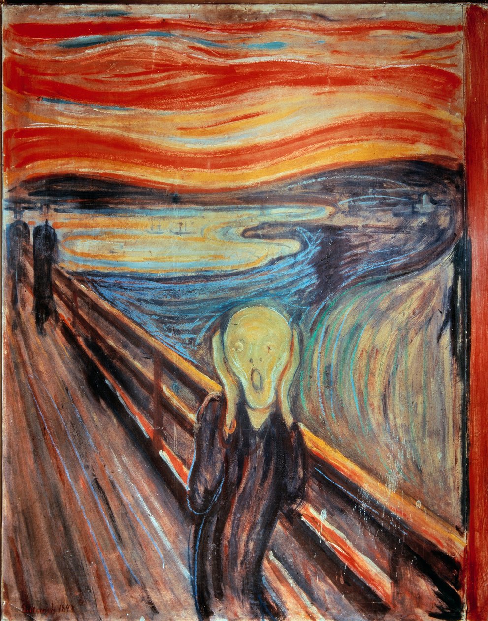 Der Schrei von Edvard Munch: hochwertiger Kunstdruck