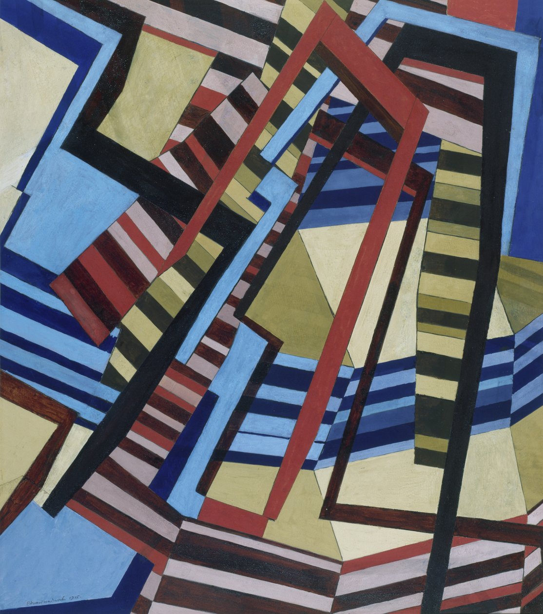 Einfriedung von Edward Alexander Wadsworth: Kunstdruck