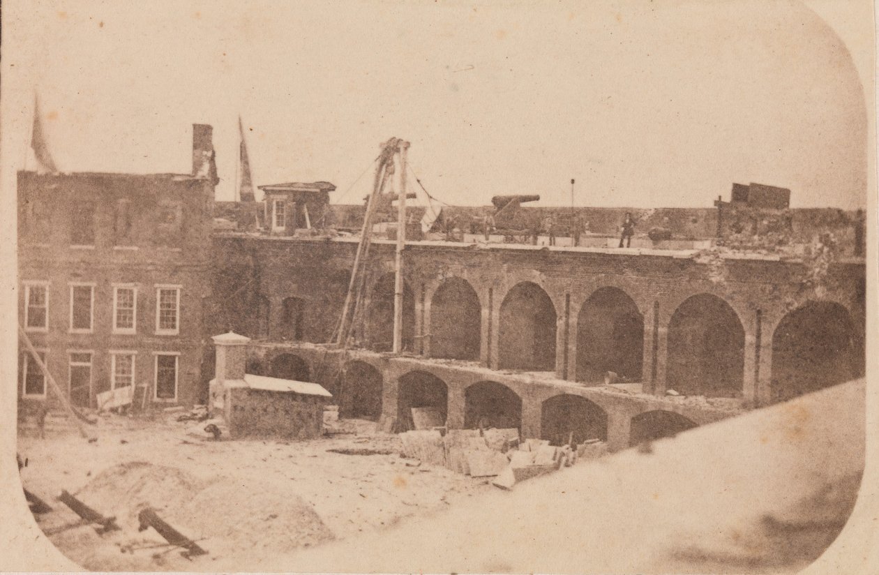 Die Evakuierung von Fort Sumter, April 1861