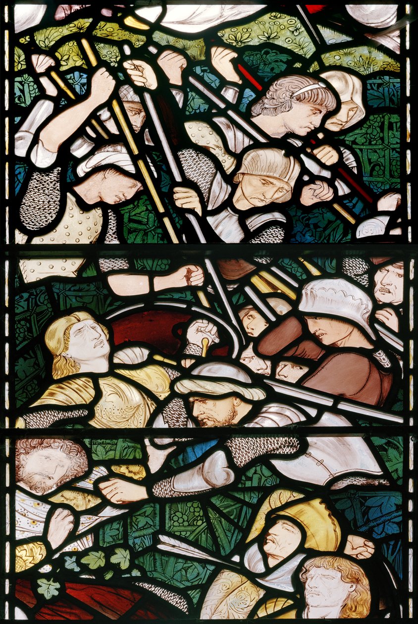 Die Schlacht von Beth-Horon von Edward Burne Jones