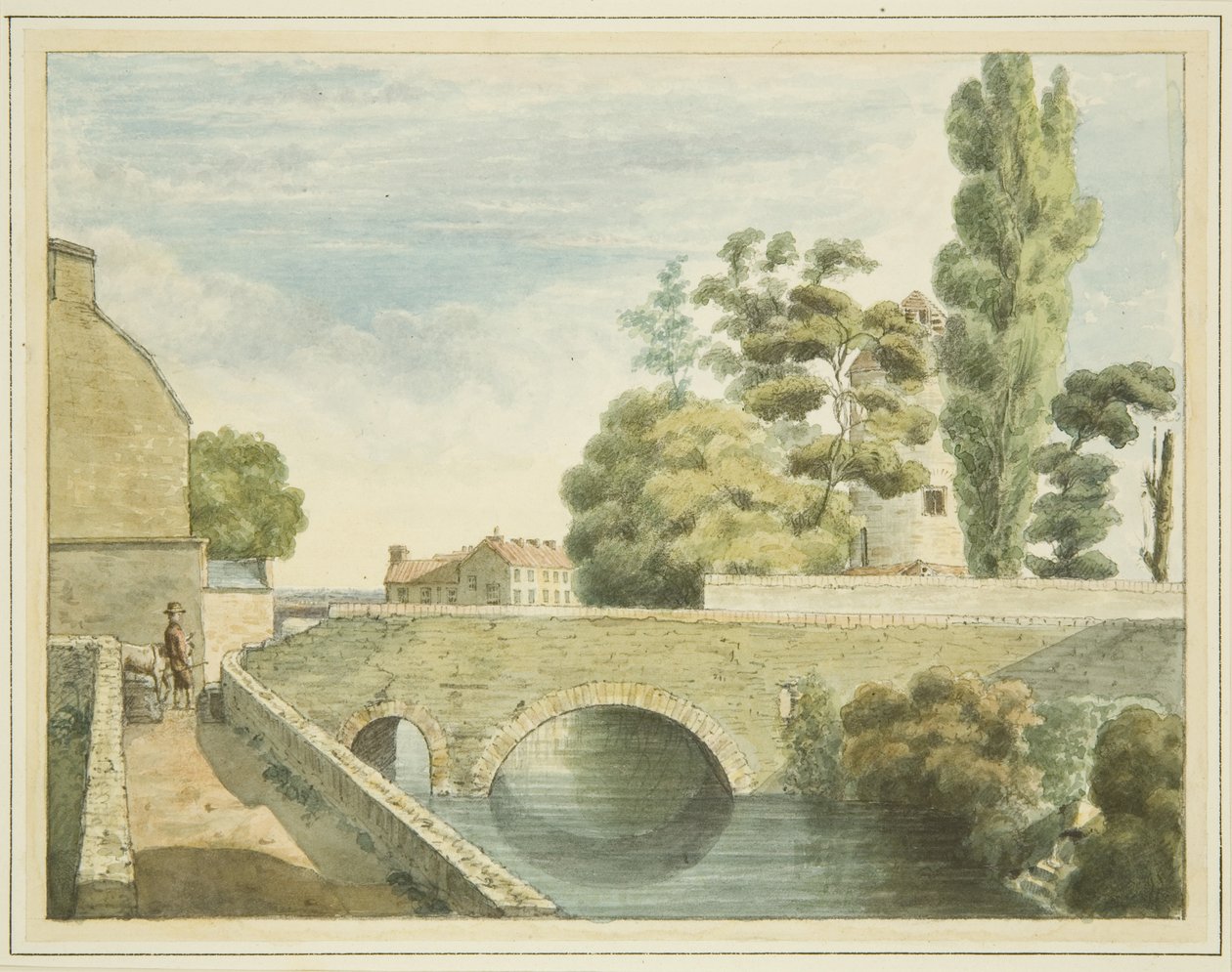 Stokes' Mill Bridge von Edward Cashin: Kunstdruck kaufen