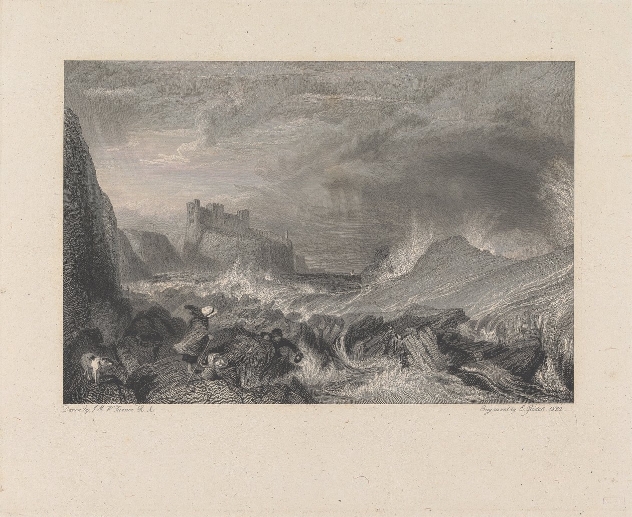 Tantallon Castle von Edward Goodall: Kunstdruck kaufen