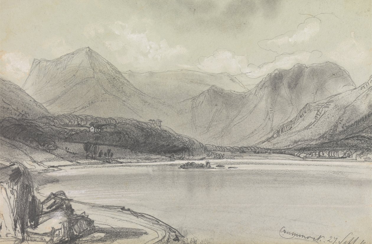 Crummock Water von Edward Lear: hochwertiger Kunstdruck