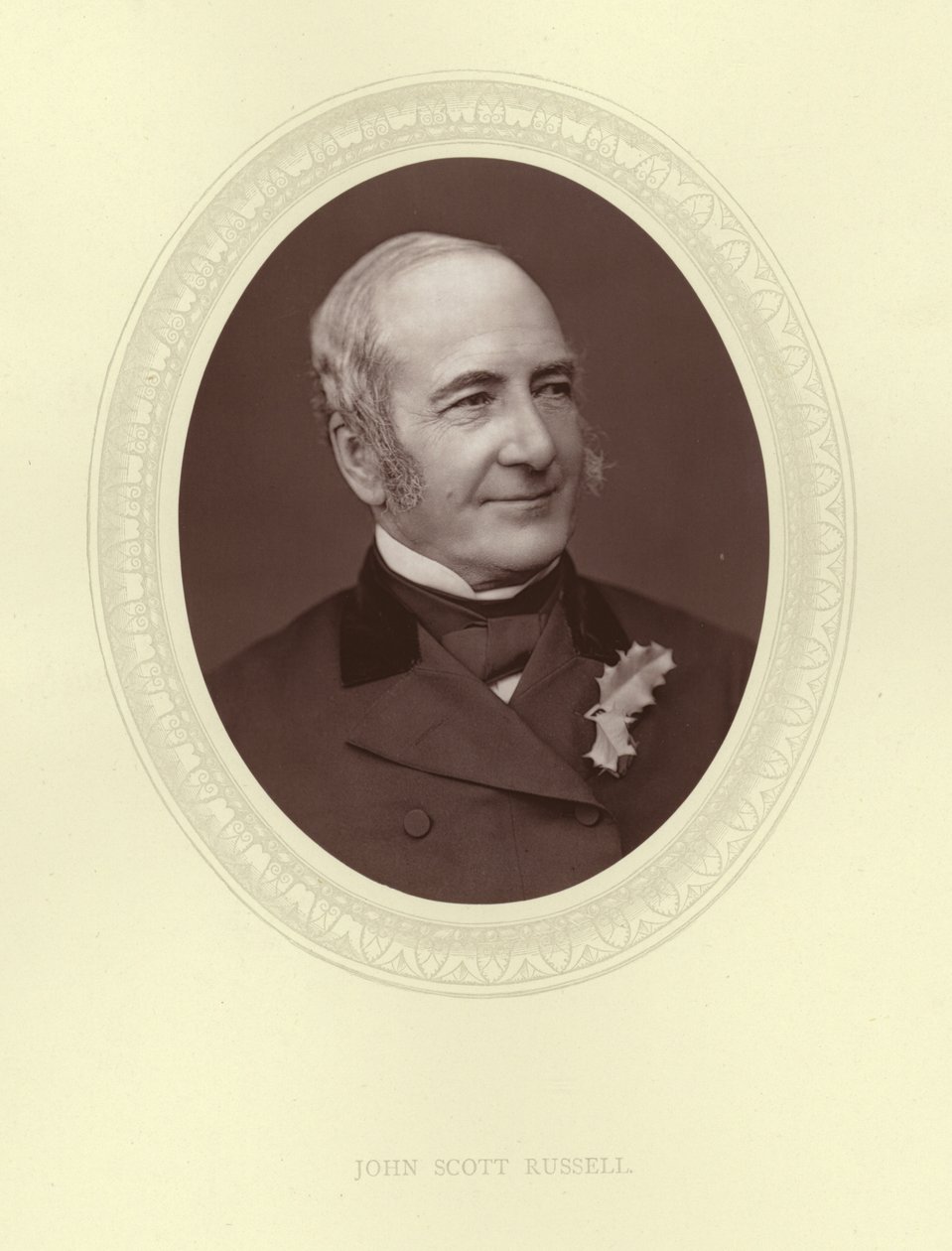 John Scott Russell von English Photographer: Kunstdruck