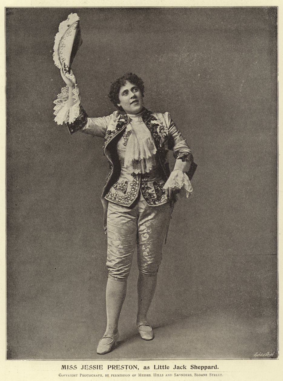 Miss Jessie Preston als Little Jack Sheppard