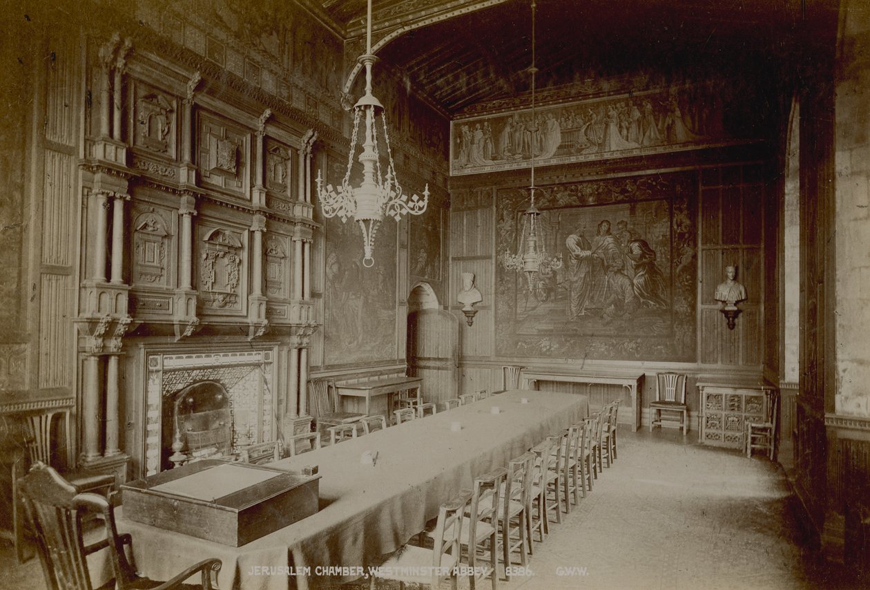 Postkarte der Jerusalem Chamber von English Photographer