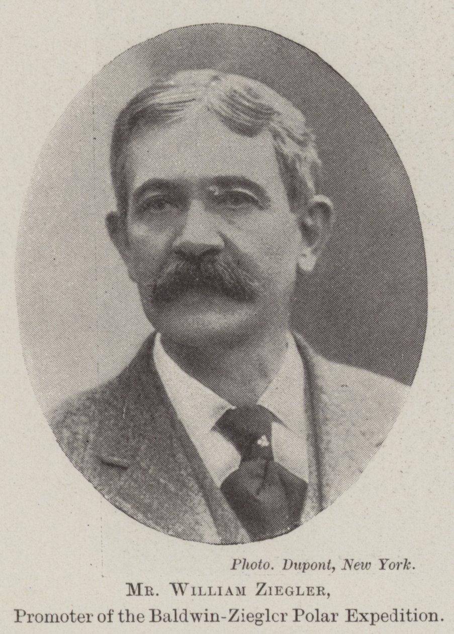 Herr William Ziegler, Förderer der Baldwin-Ziegler-Polar-Expedition