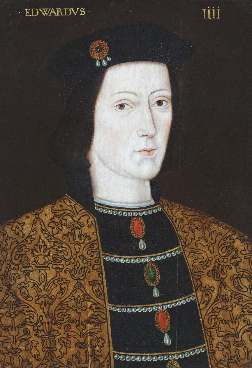 Porträt von Edward IV von English School: Kunstdruck kaufen