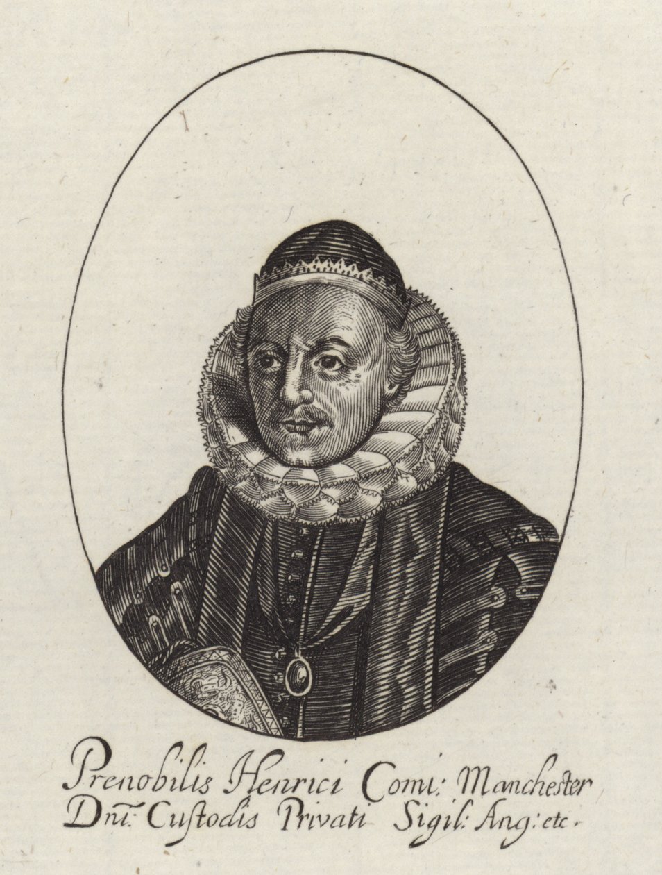 Porträt von Sir Henry Montagu von English School