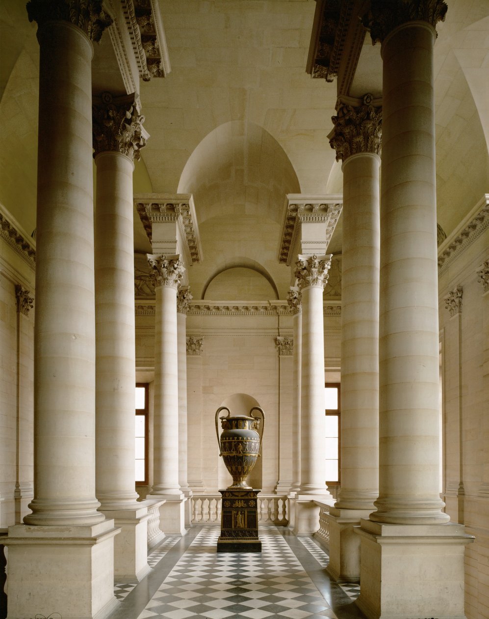 Louvre-Palast von Erich Lessing: hochwertiger Kunstdruck