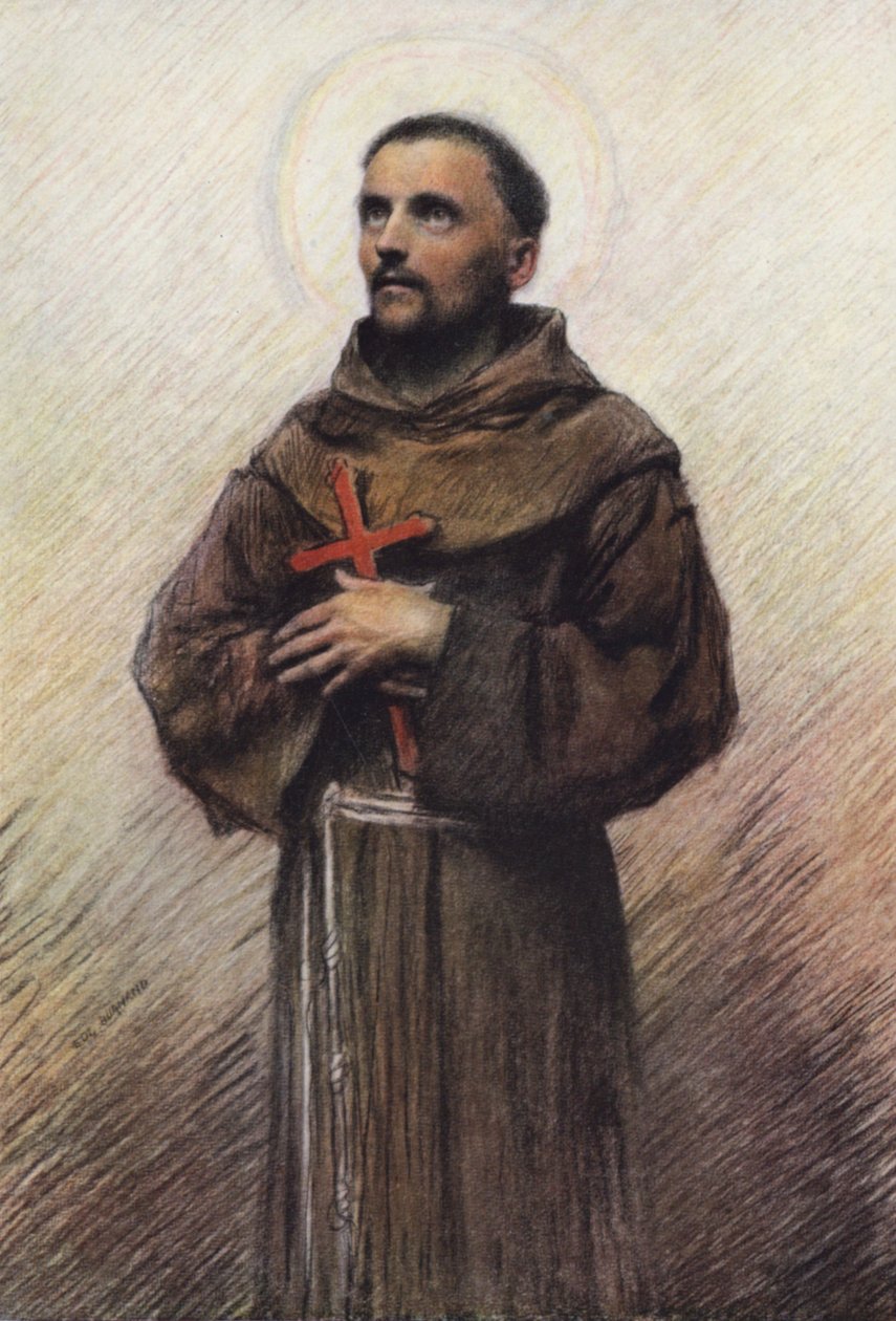 Heiliger Franziskus von Eugene Burnand: Kunstdruck kaufen