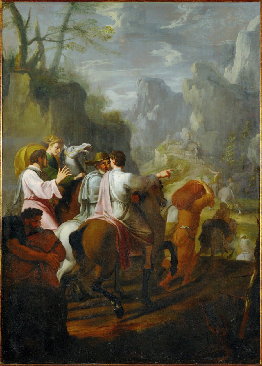 Die Wallfahrt zur Kartause von Eustache Le Sueur: Kunstdruck