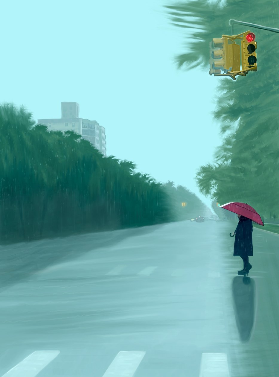 Ocean Parkway, 2025 von Evan Sklar: Kunstdruck kaufen
