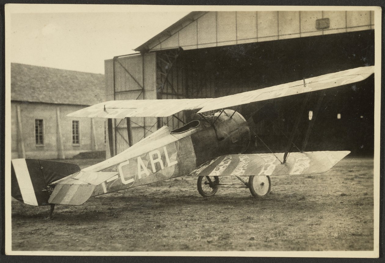 [Flugzeug] von Fedele Azari: hochwertiger Kunstdruck