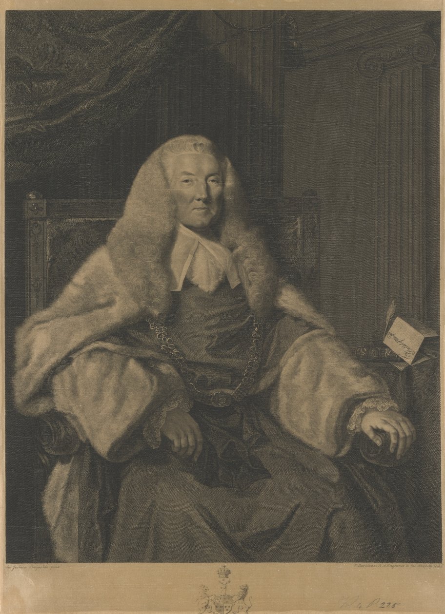 Der Earl of Mansfield von Francesco Bartolozzi: Kunstdruck