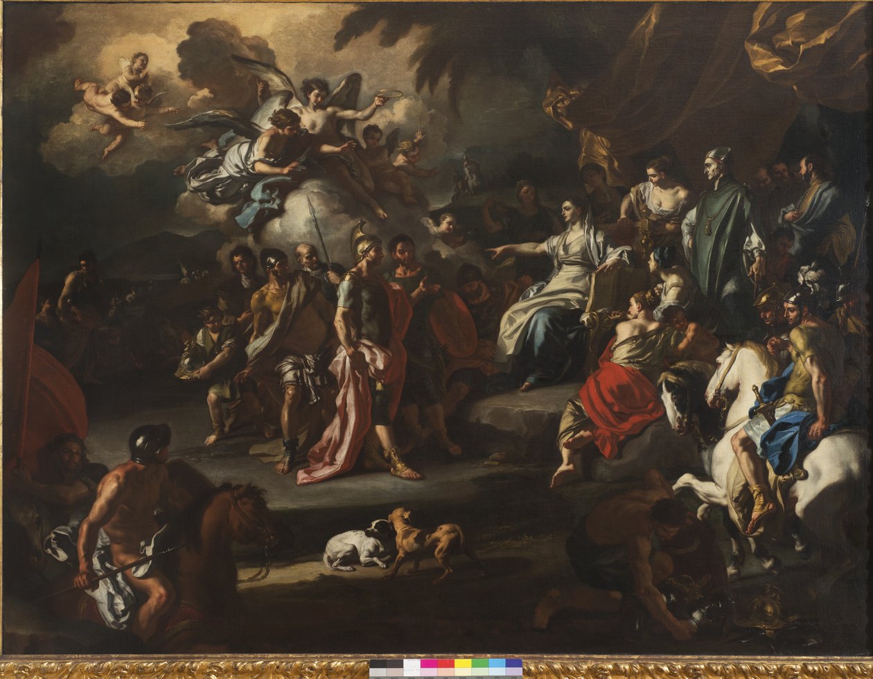 Die Prophetin Deborah von Francesco Solimena: Kunstdruck