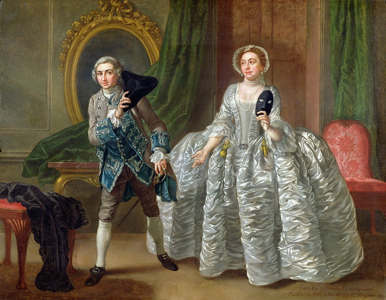 David Garrick und Mrs Pritchard in 'The Suspicious Husband' von ...