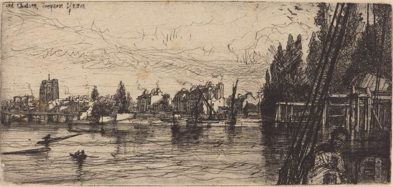 Alt-Chelsea (Alt-Chelsea-Kirche) von Francis Seymour Haden