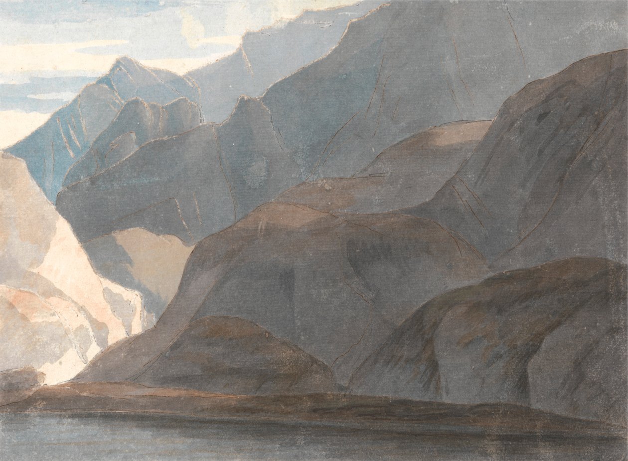 Am Comer See von Francis Towne: hochwertiger Kunstdruck