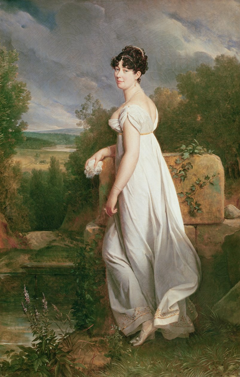 Ganzkörperporträt von Madame Visconti, Ehefrau des ehemaligen ...