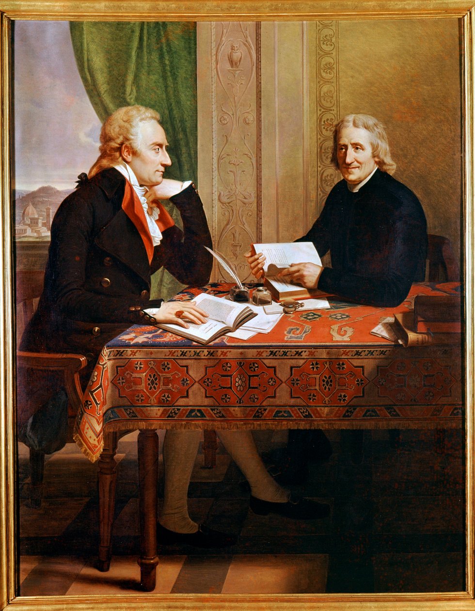 Vittorio Alfieri mit Abbe Tommaso Galuso