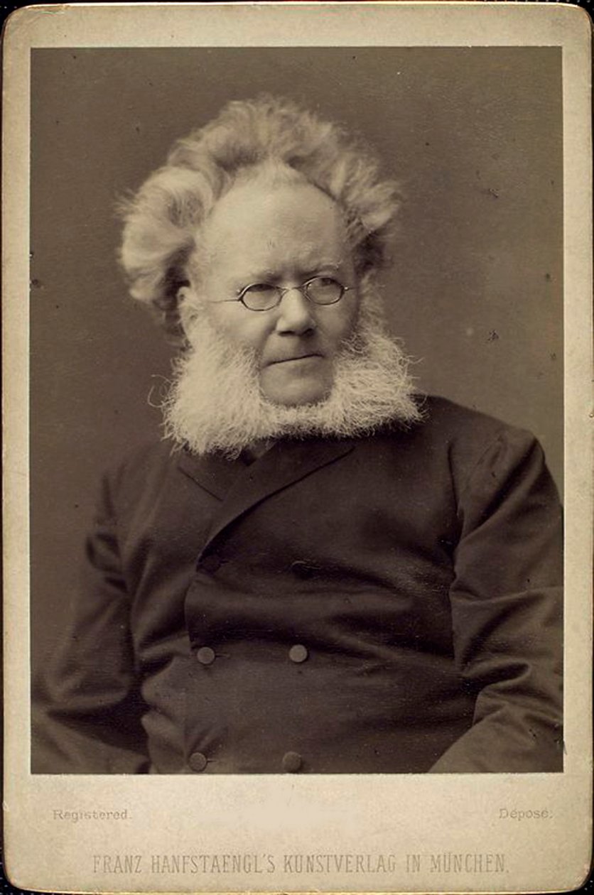 Henrik Ibsen, norwegischer Dramatiker und Dichter, spätes 19. oder ...