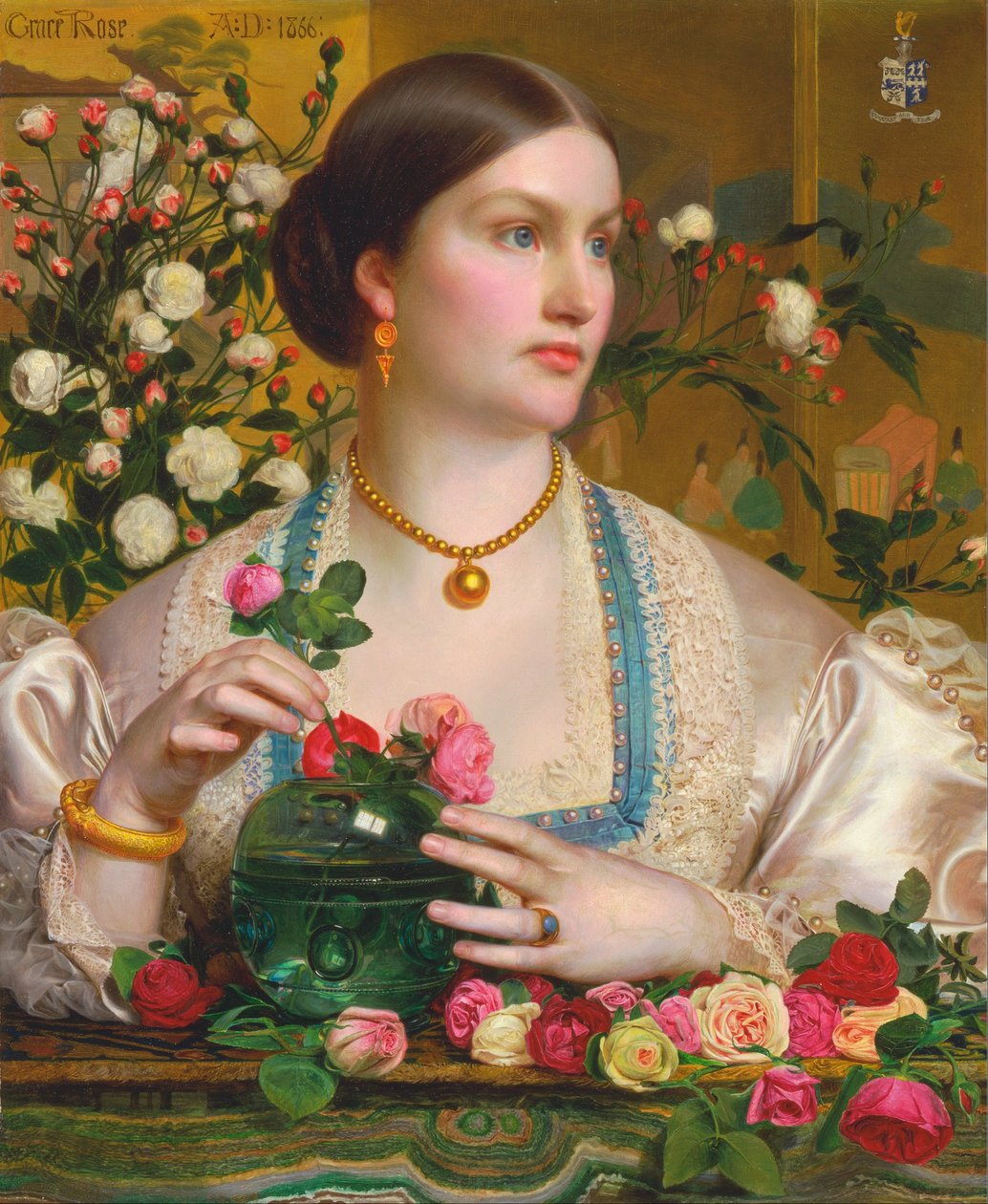 Grace Rose von Frederick Sandys: hochwertiger Kunstdruck